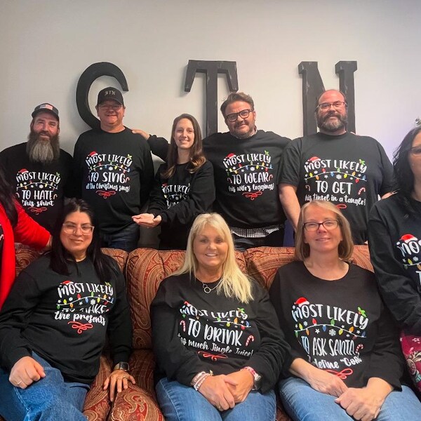 DTF Most Likely to Designs, Christmas DTF, Custom Most Likely to ...