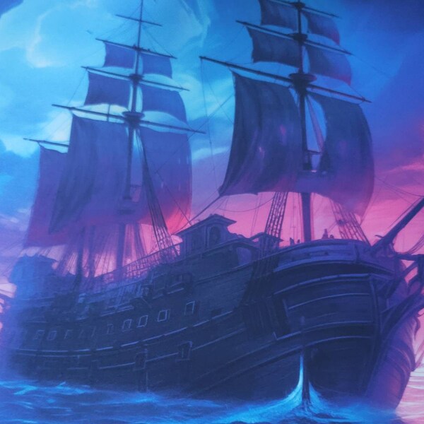 Retro Beach Desk Mat, Ocean Mousepad, Beachy Desk Decor, Nautical ...