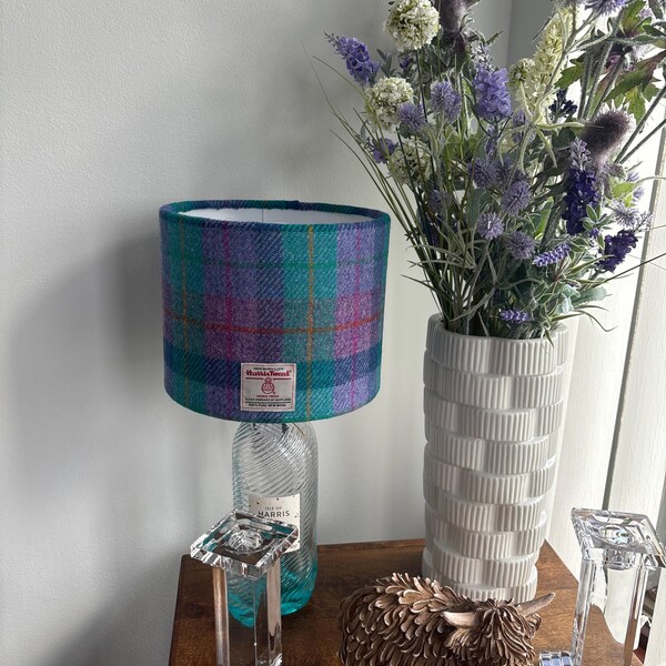 Harris Tweed Isle of Harris Gin Lamp - Etsy UK