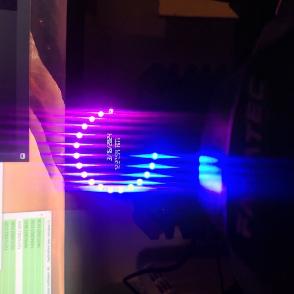 Dot Matrix Display Sim Racing Gauge for Simhub With RGB Sweep: Show ...