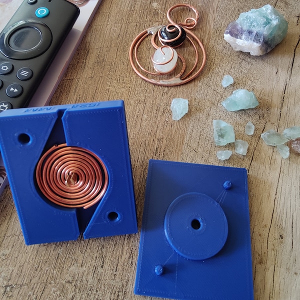Fibonacci Coil Winding Jig For Electroculture Gardening Orgonite 54mm 2 18 Tall X 44mm 1 34