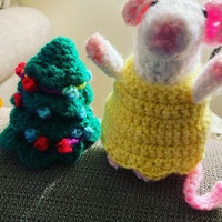 Christmas Mice, Tree & Sleigh Crochet Pattern - Etsy UK
