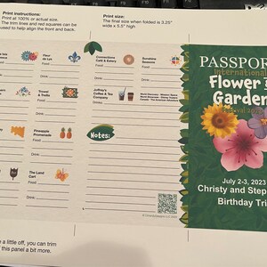 PRINTABLE PDF Drinking and Eating Around the World Showcase Passport - Etsy