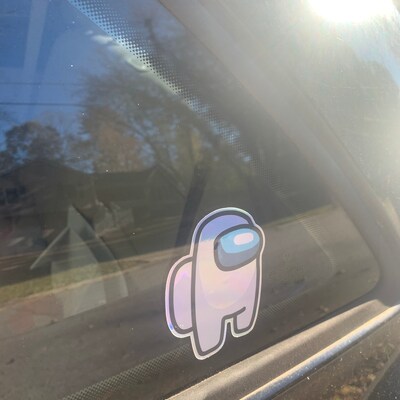 Holographic Among Us Crewmate Sticker - Etsy