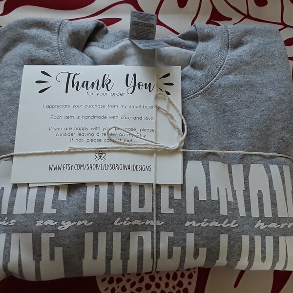 One Direction Crewneck Sweatshirt - Etsy