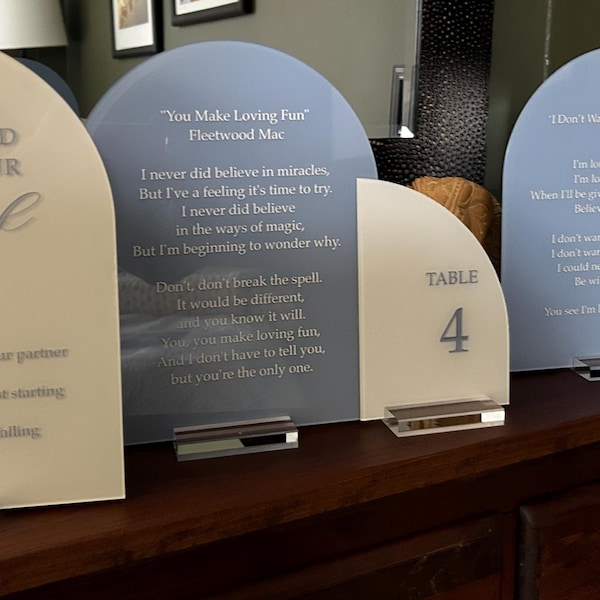 Acrylic Stand for Wedding Signs | Acrylic Sign Base | Acrylic Sign ...