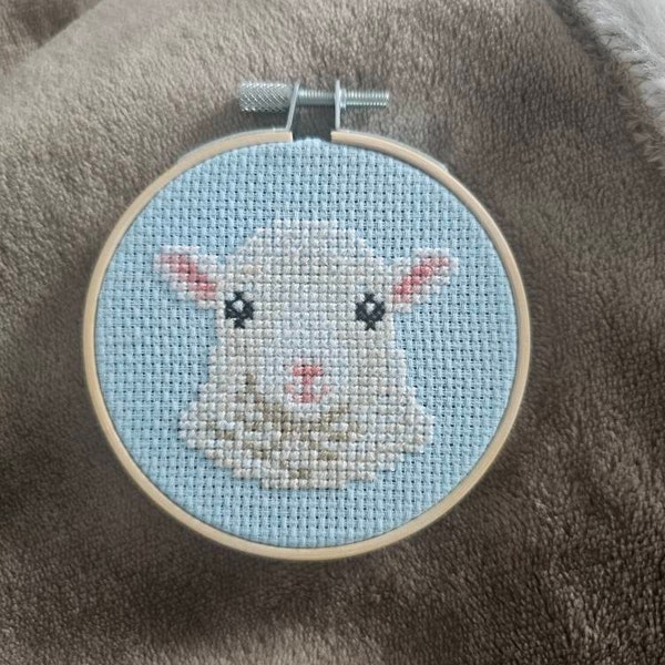 Sheep Cross Stitch Pattern PDF Bundle - Sheep + Sheep Smiling ...