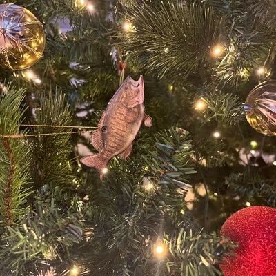 Bluegill Replica Driftwood Scene Rustic Home Decor, 2D Flat Metal, Lake ...