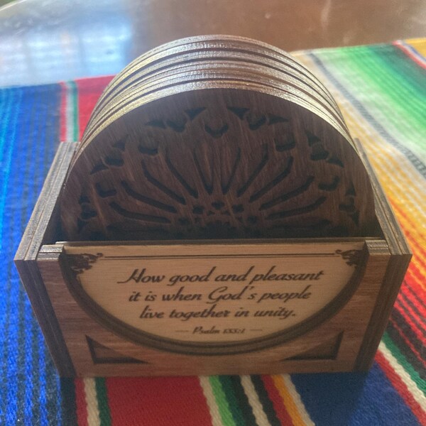 Gothic Waterproof Wooden Coaster, Original, Cathedral Rose Window ...