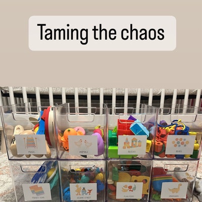 Toy Bin Storage Labels Playroom Organization Toy Trofast Kids Visual ...