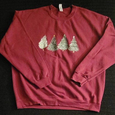 Christmas Tree Sweatshirt, Rockin Around the Christmas Tree, Women ...