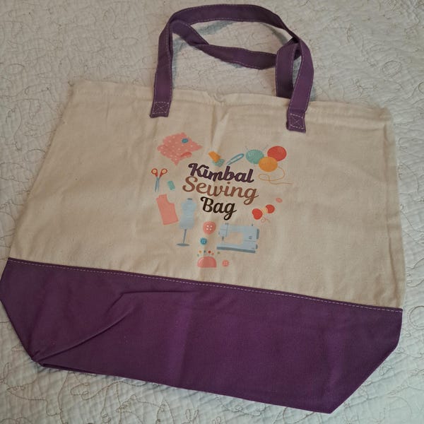 Personalized Sewing Tote Bag, Sewing Basket, Tailor Bag, Funny Sewing ...
