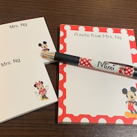 Personalized Sticky Notes With Initials and Custom Name // - Etsy