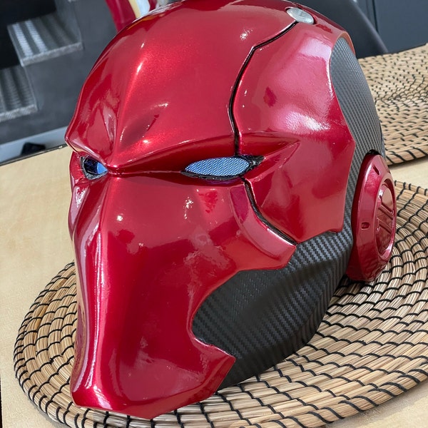 Red Ronin Red Hood Helmet Cosplay Mask STL File 3D Print - Etsy