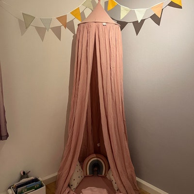 NEW Canopy Maxi Boho Twist Natural Cotton Linen Hanging - Etsy