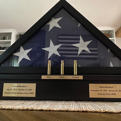 Retirement Flag Display Case - Etsy