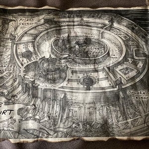 MAP X2 NORTH and SOUTH 2 Scrolls the North and the South | Etsy