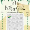 Baby Gender Reveal Word Search Game - Gender Reveal Party Game - Gender ...