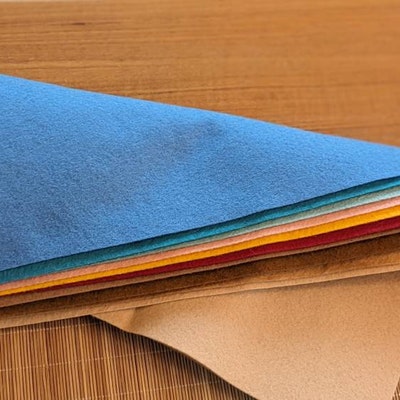 Wool Felt Swatch Chart // Bellwether // Color Samples, Felt Fabric ...