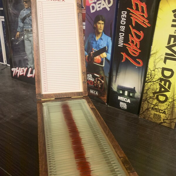 Dexter Blood Slide Box Mahogany - Etsy