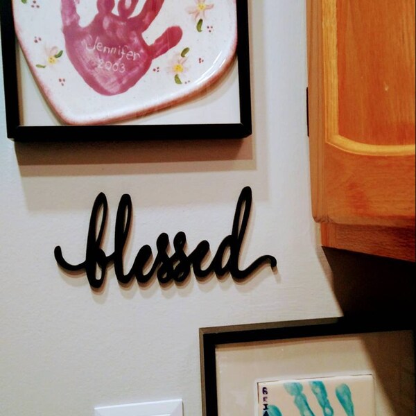 Charlie Custom Script LOWERCASE Word Wood Sign - Personalized Wooden ...