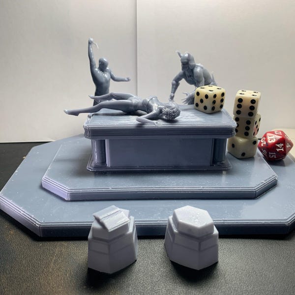 Human Female Priestess - 32mm - 75mm Scale Miniature - Hyborian Age D&D ...