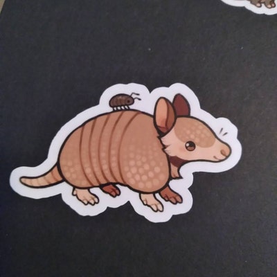 Matching Shell Squad Sticker / Armadillo Sticker / Rolly Polly Sticker ...