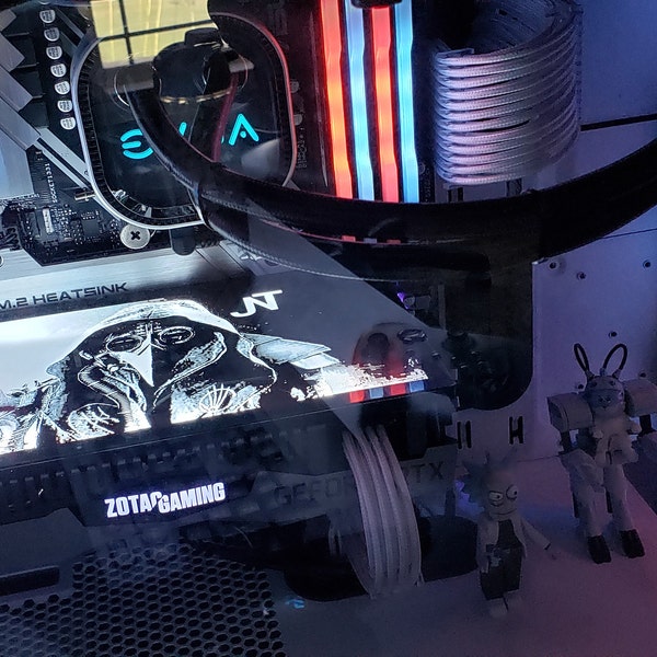 Custom Light RGB GPU Backplate Graphics Card Decoration Board ...