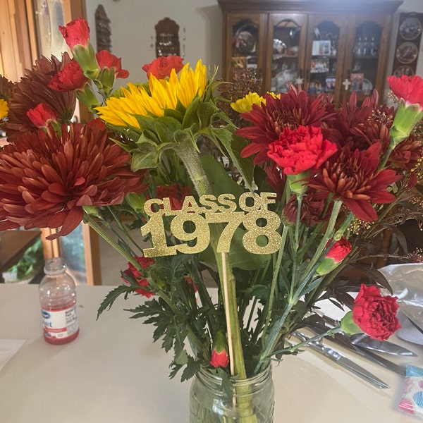 100 Years Centerpiece Sticks, Set of 3, 100th Birthday, 100 Year ...