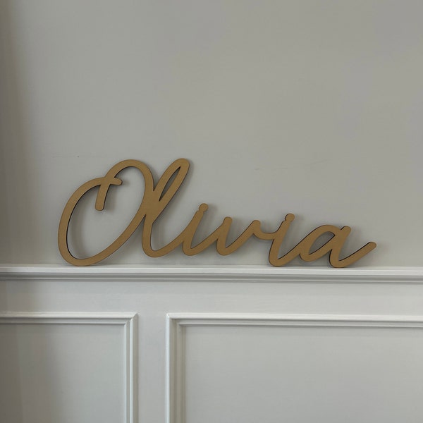 Wooden Name Sign Custom Name Sign Nursery Decor Baby Gift Baby Shower ...
