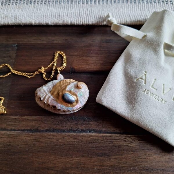 Unique Colored Pearl Ring • Natural Shell Ring • Mermaid Aesthetic Ring ...