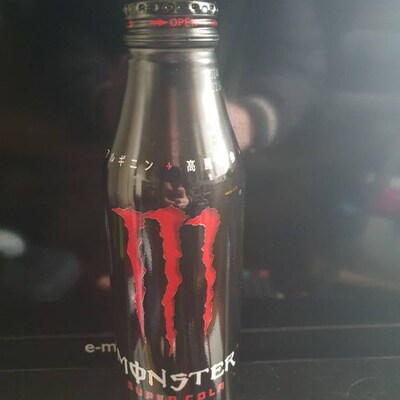 Monster Super Cola Drink Rare Japanese Import in a 500ml Aluminium ...