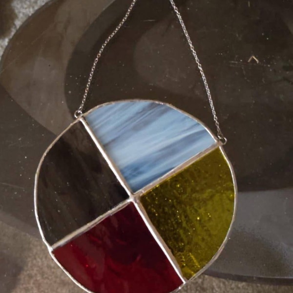 Stained Glass Cannabis Leaf, Pot Leaf Marijuana Suncatcher, Nature ...