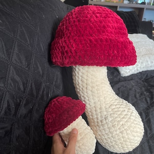 Giant Mushroom Crochet Pattern PDF Jumbo Plush Mushroom Pattern Large ...