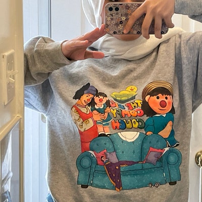 The Big Comfy Couch Loonette Clock Rug Stretch Retro TV Unisex Heavy ...