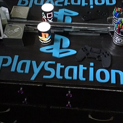 Playstation Controller Wall Art video Game Logo Videogame - Etsy