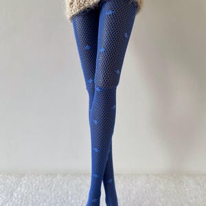 C021 Fishnet Doll Pantyhose Tights for 12 Fashion Dolls Poppy Parker ...