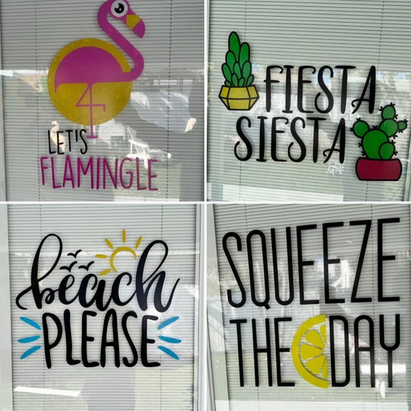 Custom QR Code Vinyl Clear Decal / Storefront Window Decal Sticker ...