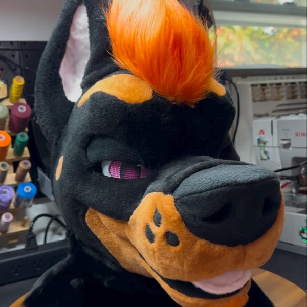 3D Printed Beauceron/dobie DIY Fursuit Head by Mixedcandy - Etsy