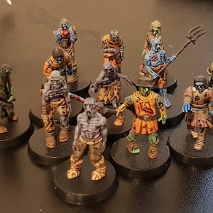 Zombies for Gaslands, Dark Future, Car Wars 20mm Miniatures - Etsy