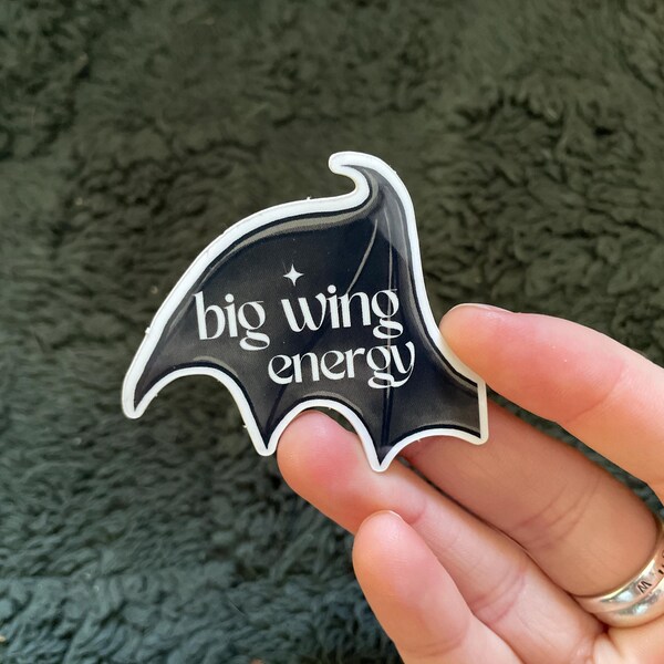 ACOTAR Big Wing Energy Bat Boys Sticker Small | Cassian Sticker ...