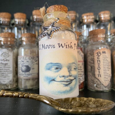 Full Moon Wish Powder,witchcraft,wicca - Etsy