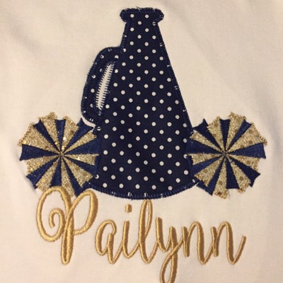 Mega Cheer Applique Design - Etsy