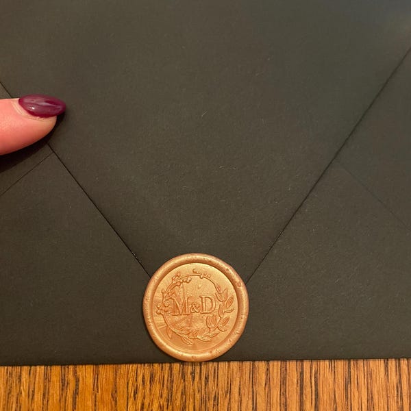 Custom Wax Seal Logo Stickers,40 Logo Series Designs,handmade Self ...