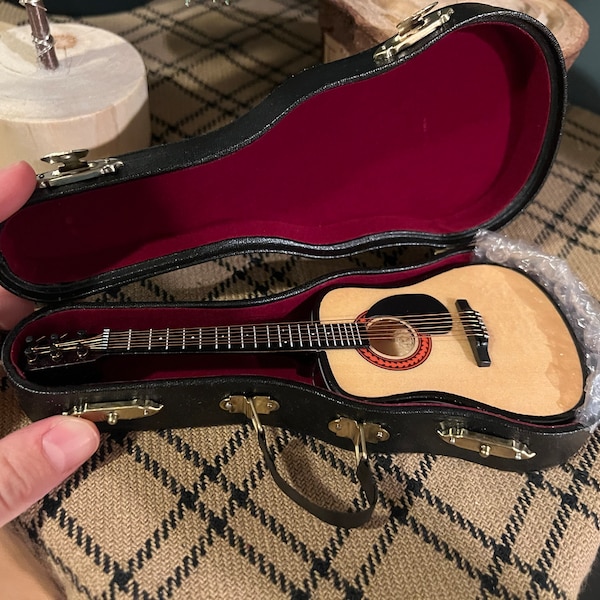 Personalized Miniature Guitar - Acoustic String Guitar- Music Gift ...