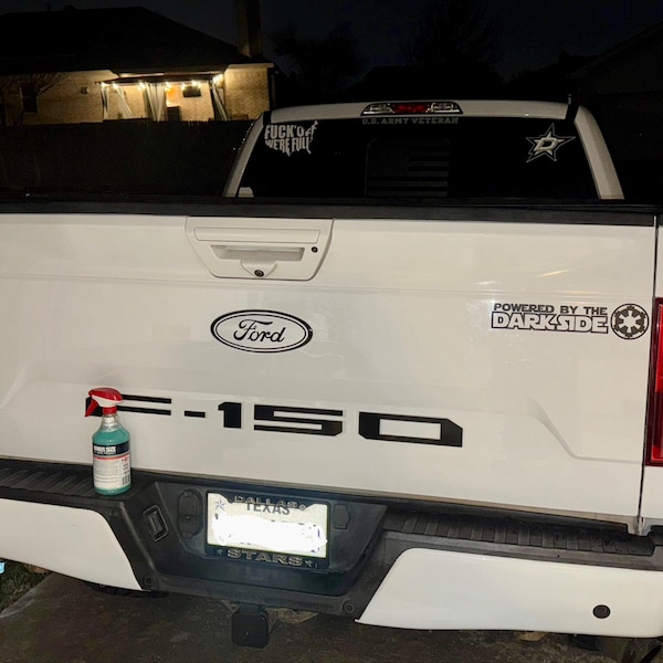 Powered by Dark Side Star Wars Decal Window Sticker Darkside - Etsy