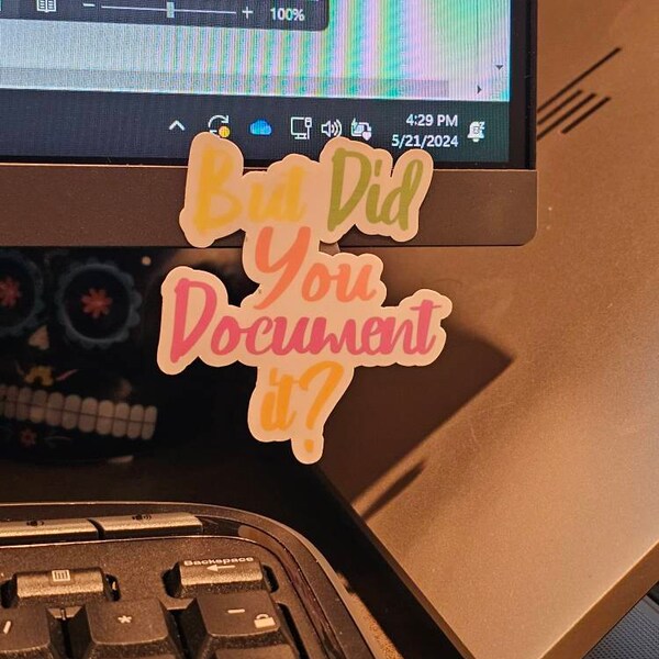 Work Bestie Sticker | Heart Hands Sticker | Workplace Sticker | Gift ...