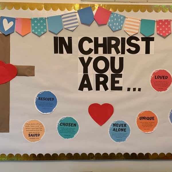 Names of God Bulletin Board Set: Christian Classroom Decor (digital ...