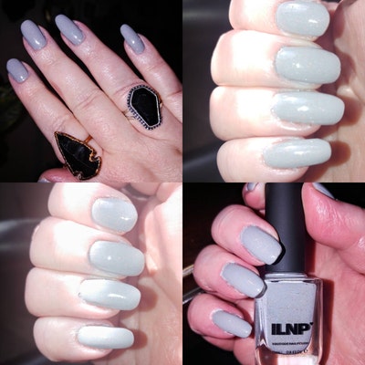 Tombstone Bone Grey Holographic Nail Polish - Etsy