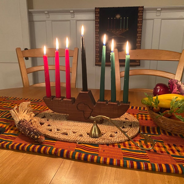 Unity Africa Brown Kwanzaa Set - Etsy